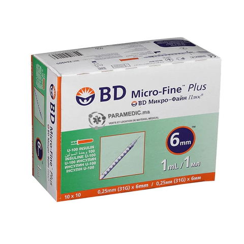 Acheter BD Micro-Fine+ Seringue 1ML Au Meilleur Prix